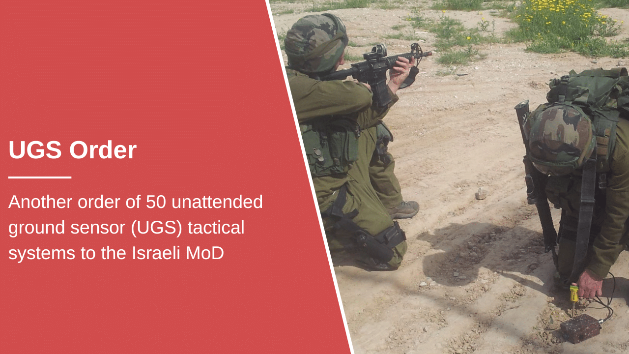 50 UGS Sensors MOD Order By Israel
